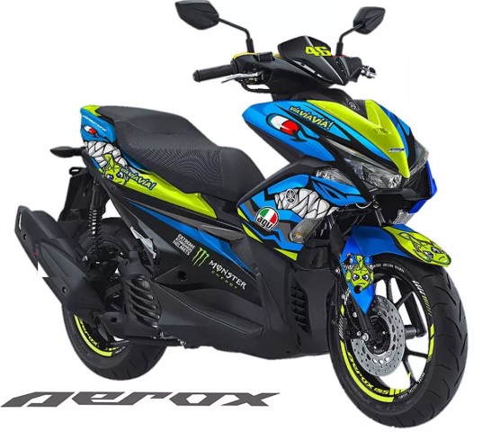 Rey Decal | Cutting Sticker / Decal Aerox Blue Shark