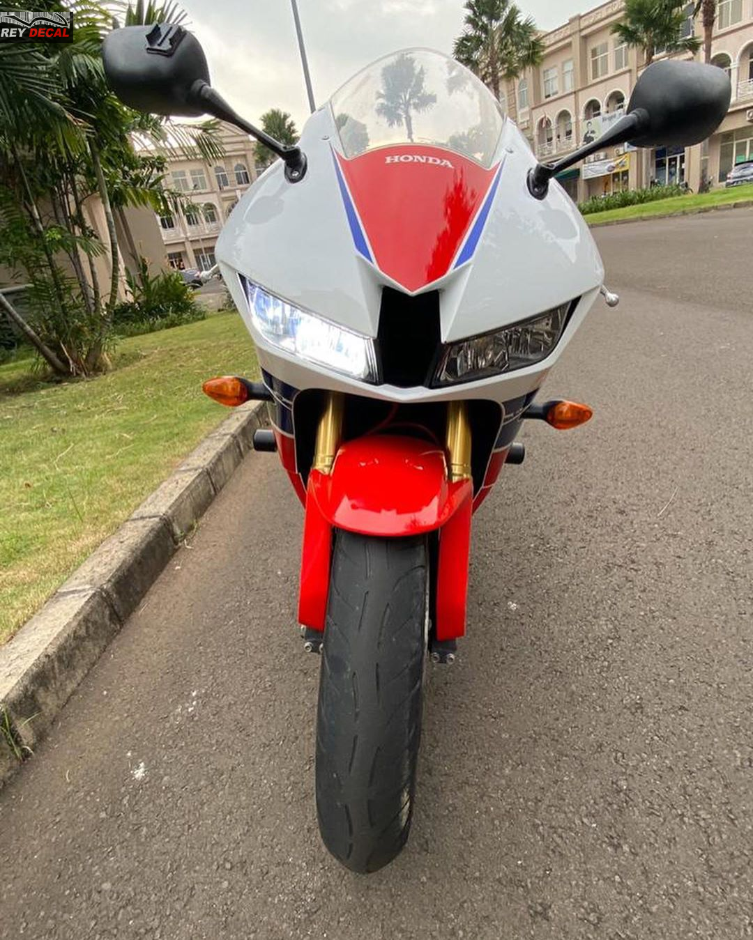 Rey Decal | Cutting Sticker/Decal KLX Pink Stripe Yellow